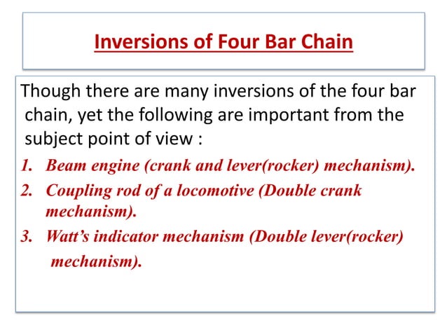 Inversion of mechanisms | PPTX | Physics | Science