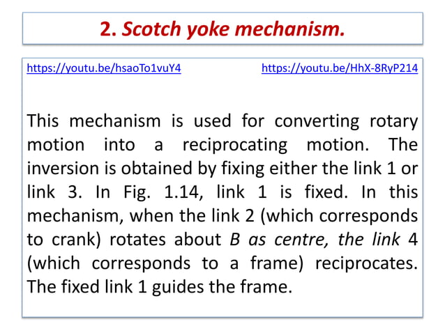Inversion of mechanisms | PPTX | Physics | Science