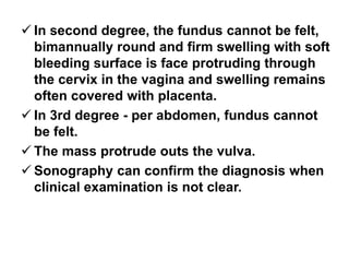 Inversion of the uterus | PPT
