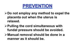 Inversion of the uterus | PPT
