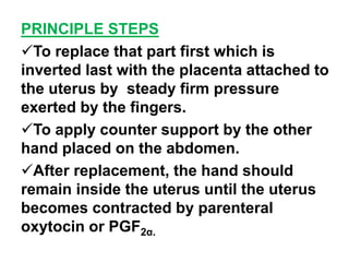 Inversion of the uterus | PPT