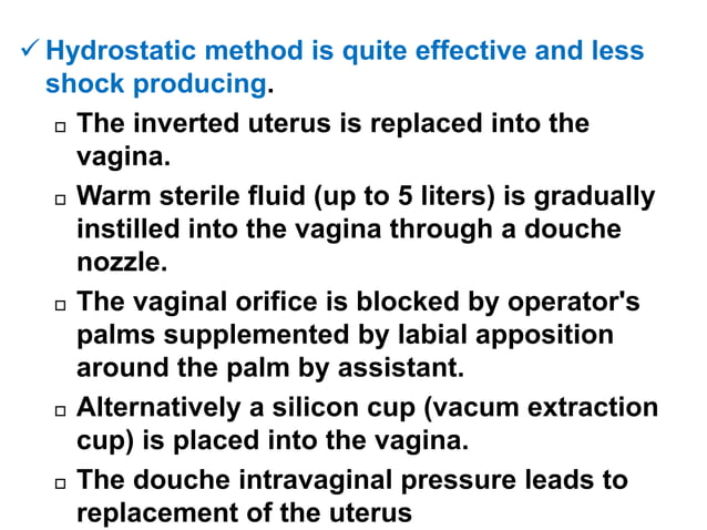 Inversion of the uterus | PPT | Pregnancy | Reproductive Health