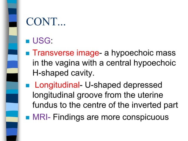 INVERSION OF THE UTERUS.pptx | Pregnancy | Reproductive Health