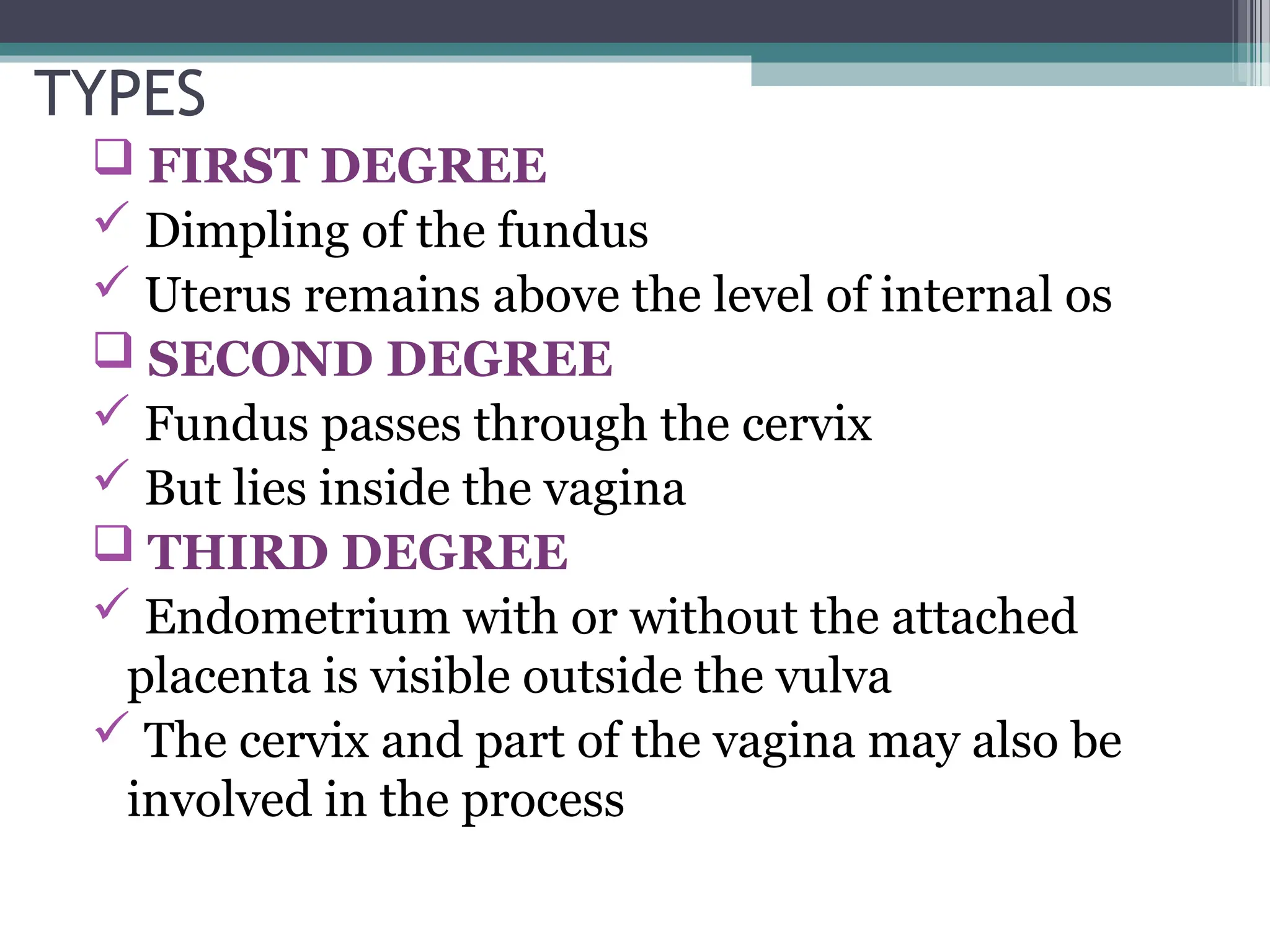 Inversion of the Uterus Approches to managemet.ppt