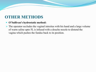 Inversion of uterus | PPTX