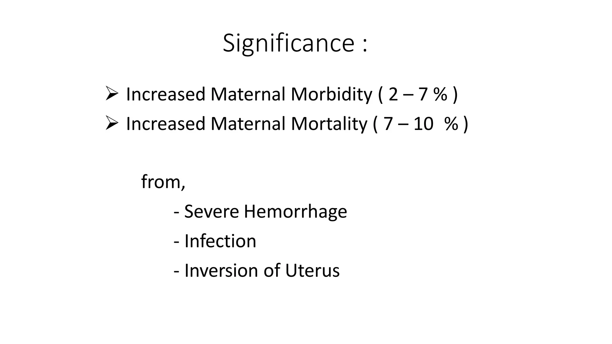 Inversion, retained placenta , afe | PPTX