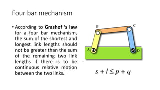 MECHANISMS AND ITS INVERSION OF MACHINES | PDF