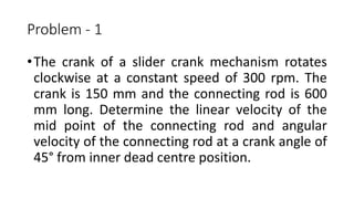 MECHANISMS AND ITS INVERSION OF MACHINES | PDF