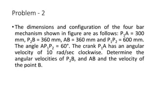 MECHANISMS AND ITS INVERSION OF MACHINES | PPT