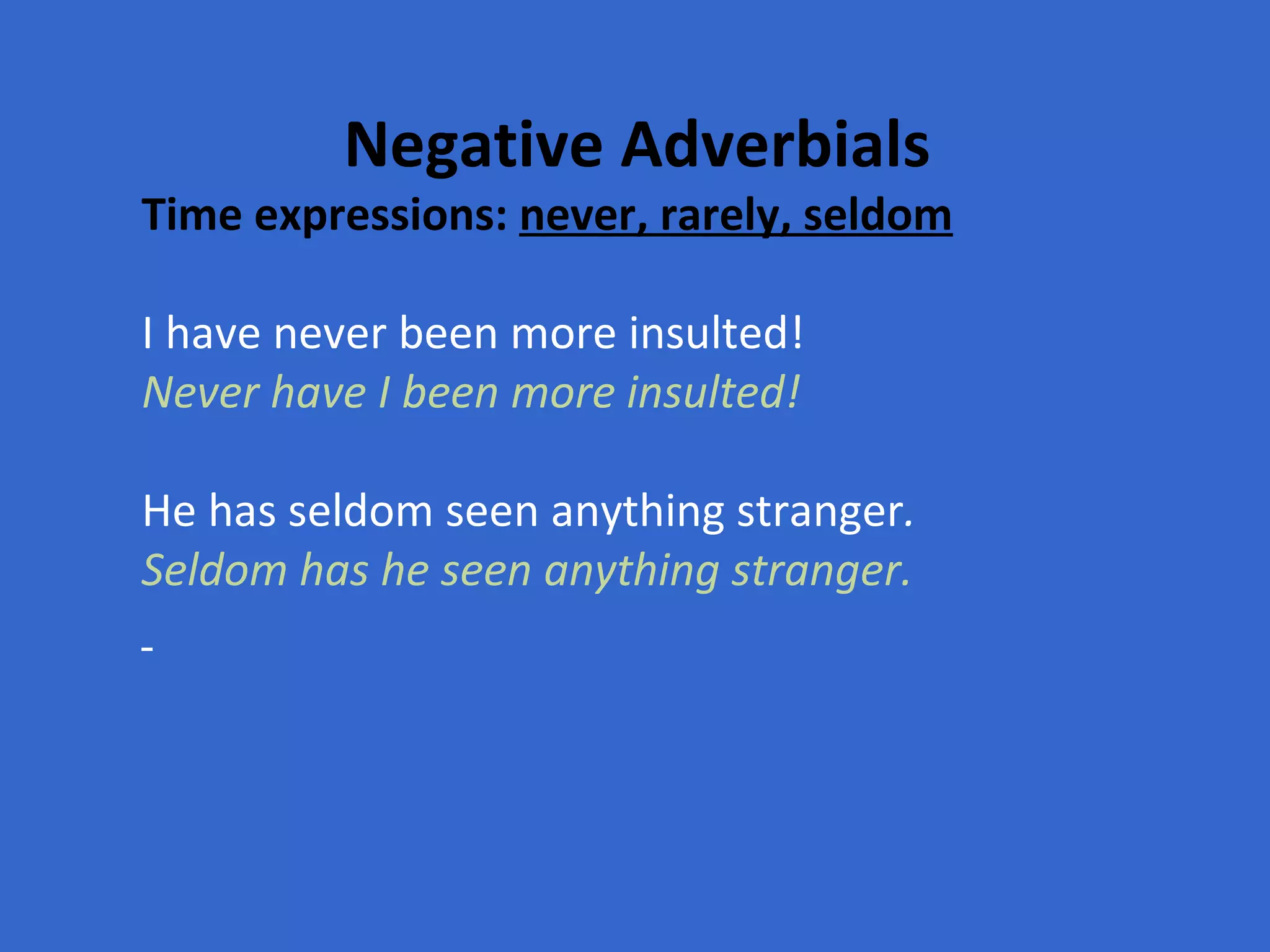 Inversions In English | PPT