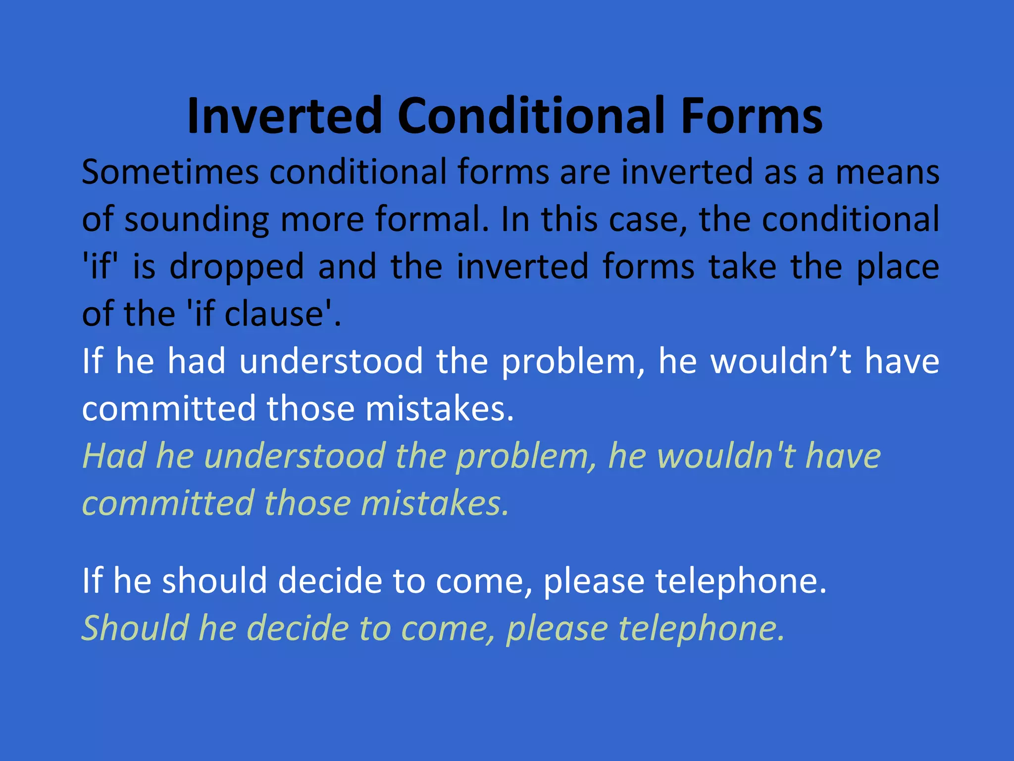 Inversions In English | PPT