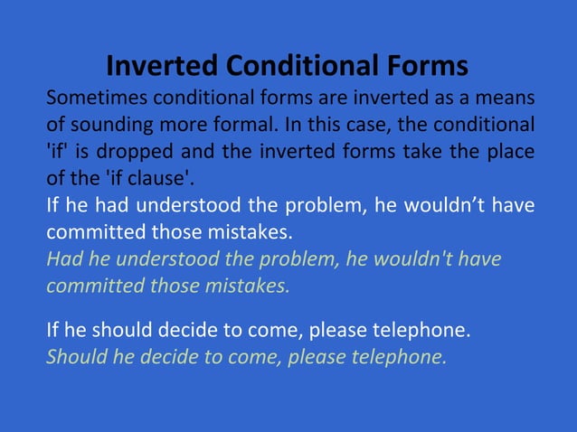 Inversions In English | PPT