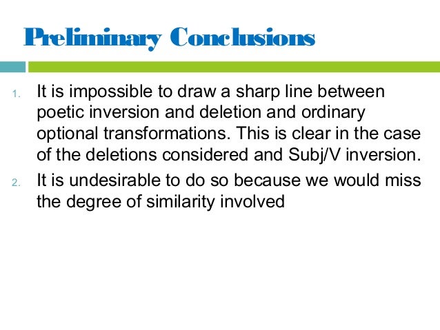 What Is Inversion In English Literature