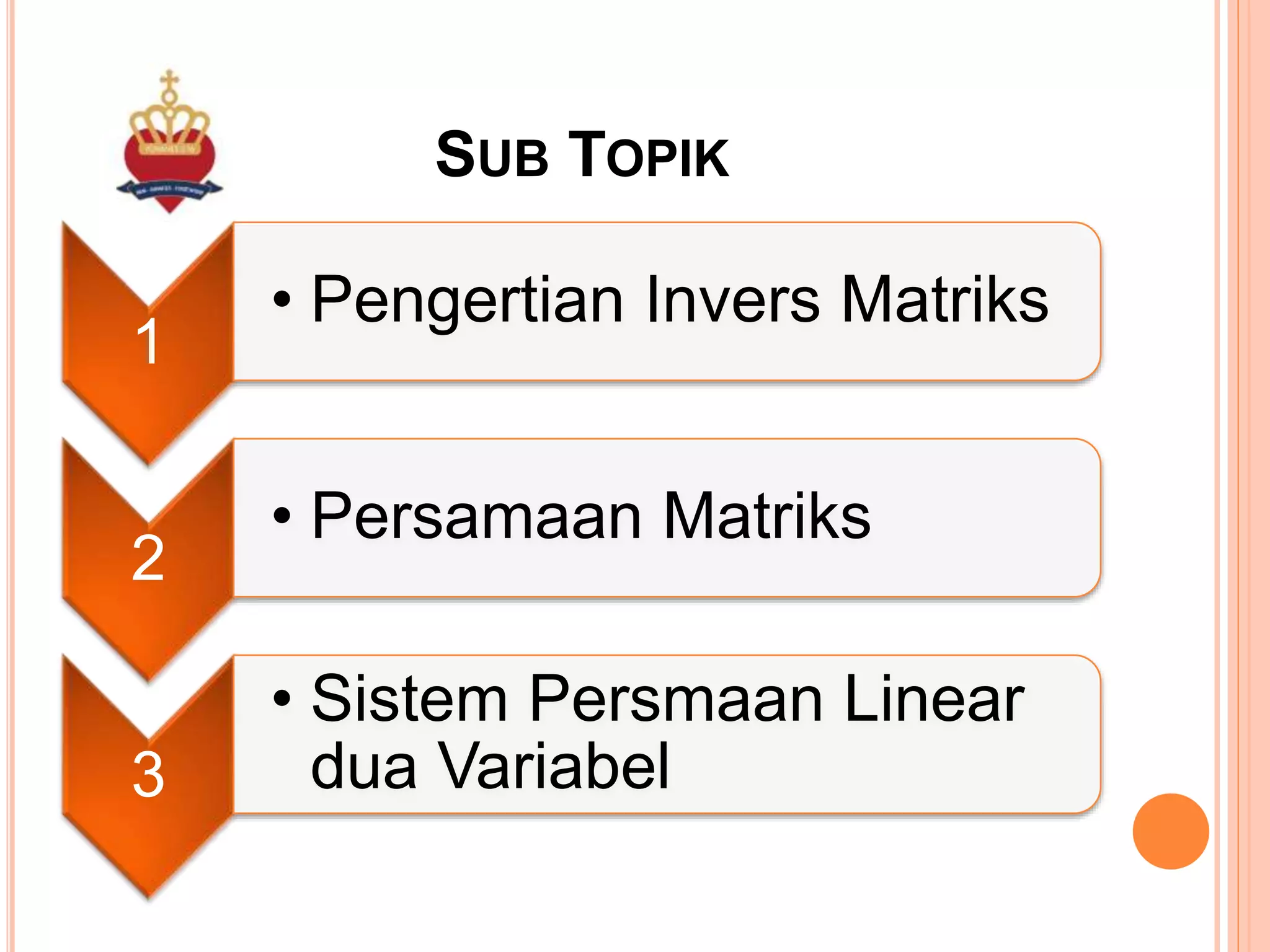 Invers matriks | PPT