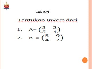 Invers matriks | PPT