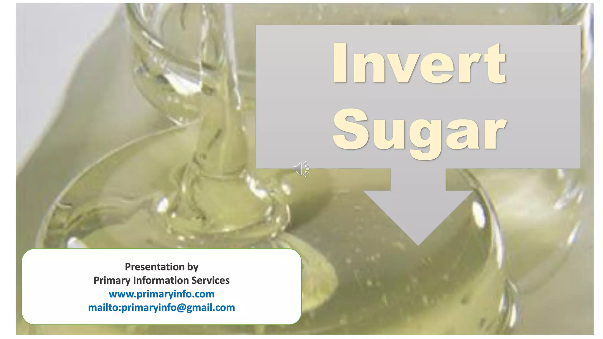 Invert Sugar : Trade Technology Project Information | PDF