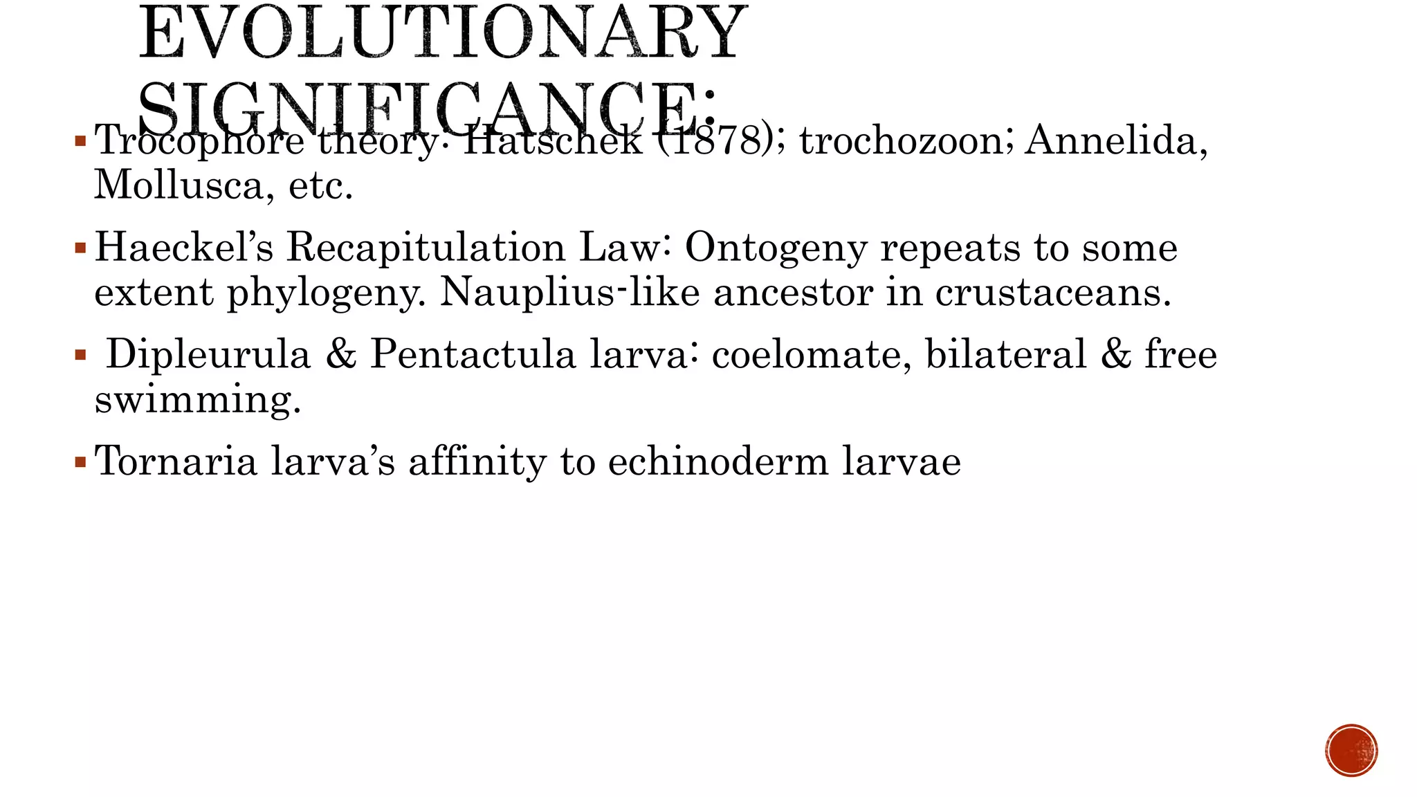 Invertebrate larvae, M. Sc. Zoology, University of Mumbai | PPTX