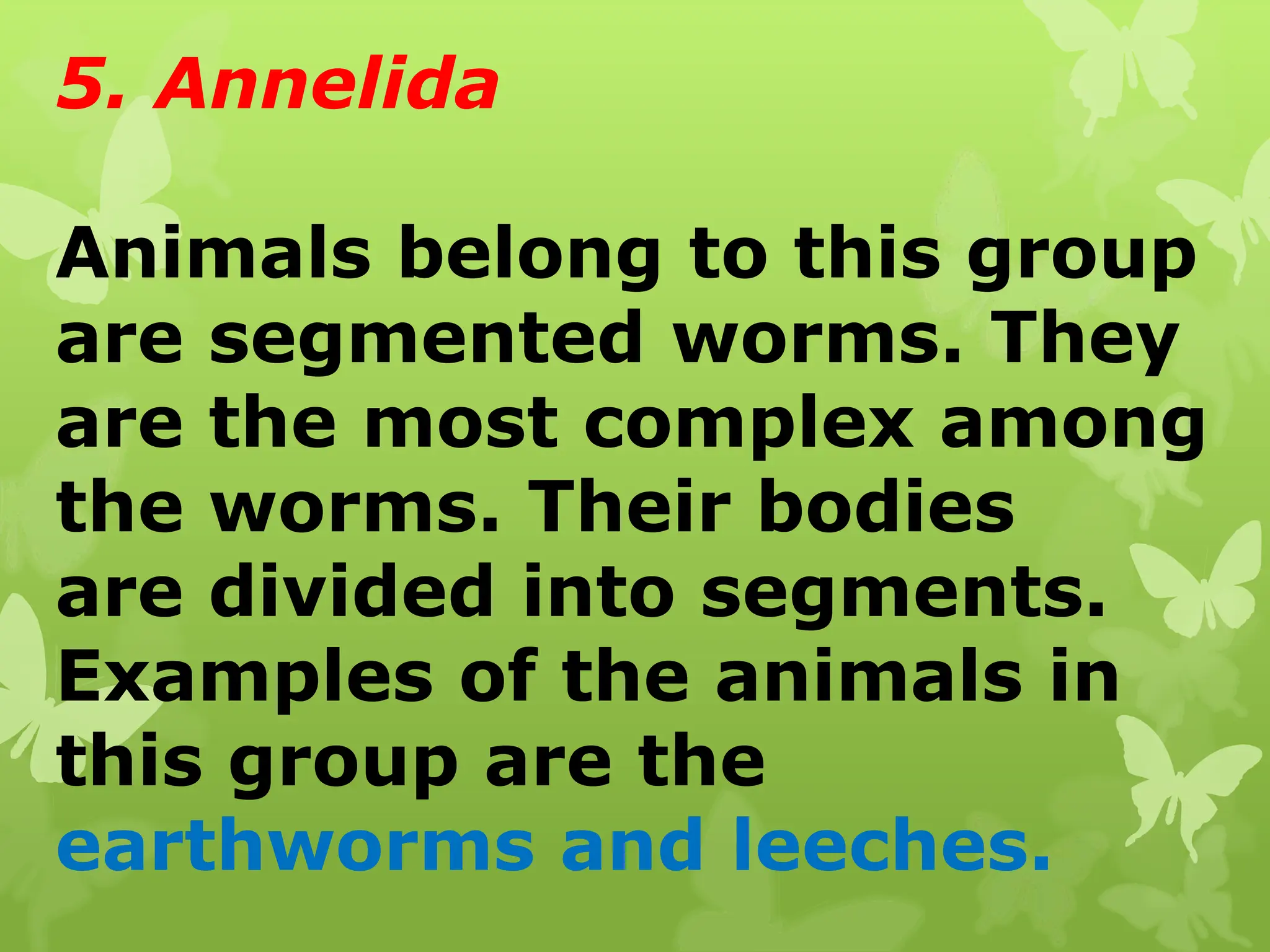 SCIENCE INVERTEBRATES ANIMALS TOPIC FOR GRADE SIX PUPILS | PPTX
