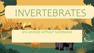 INVERTEBRATES ANIMALS- ANIMALS THAT HAVE BACKBONES | PPT