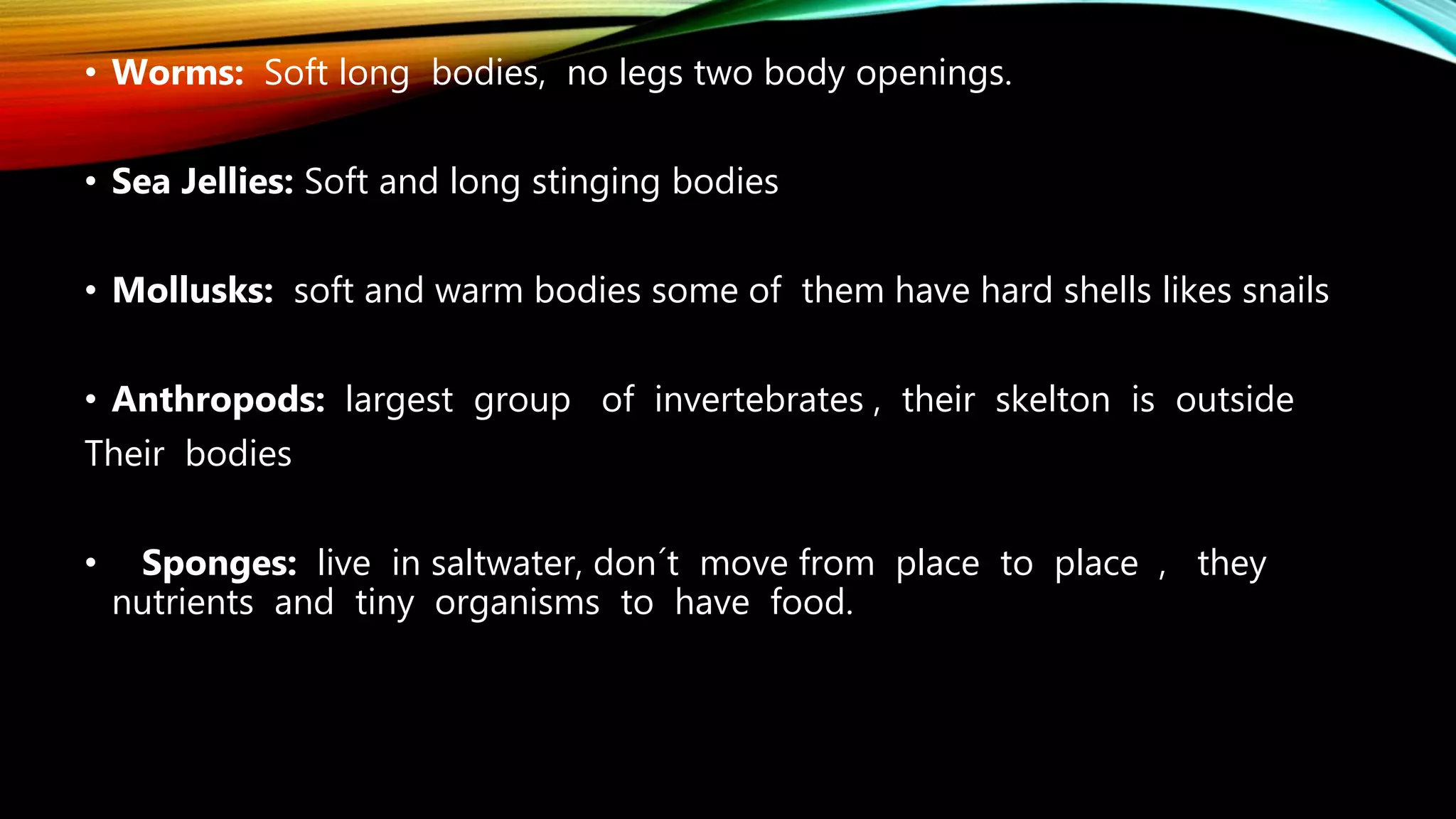 Invertebrates and vertebrates animals | PPTX