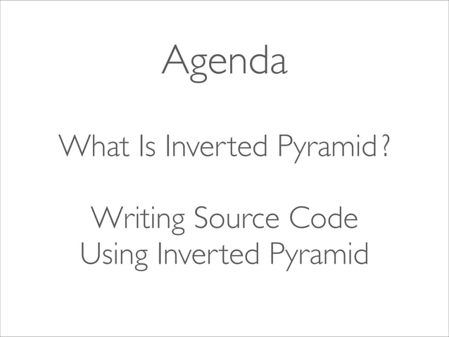 What Can Journalists Teach Developers About Writing Source Code?