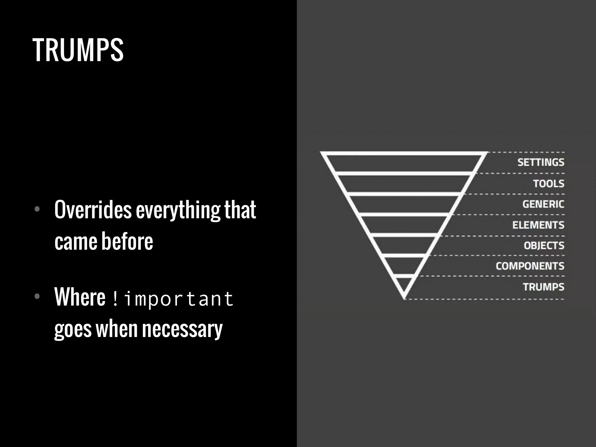 CSS Sanity with Sass: The Inverted Triangle Approach | PDF