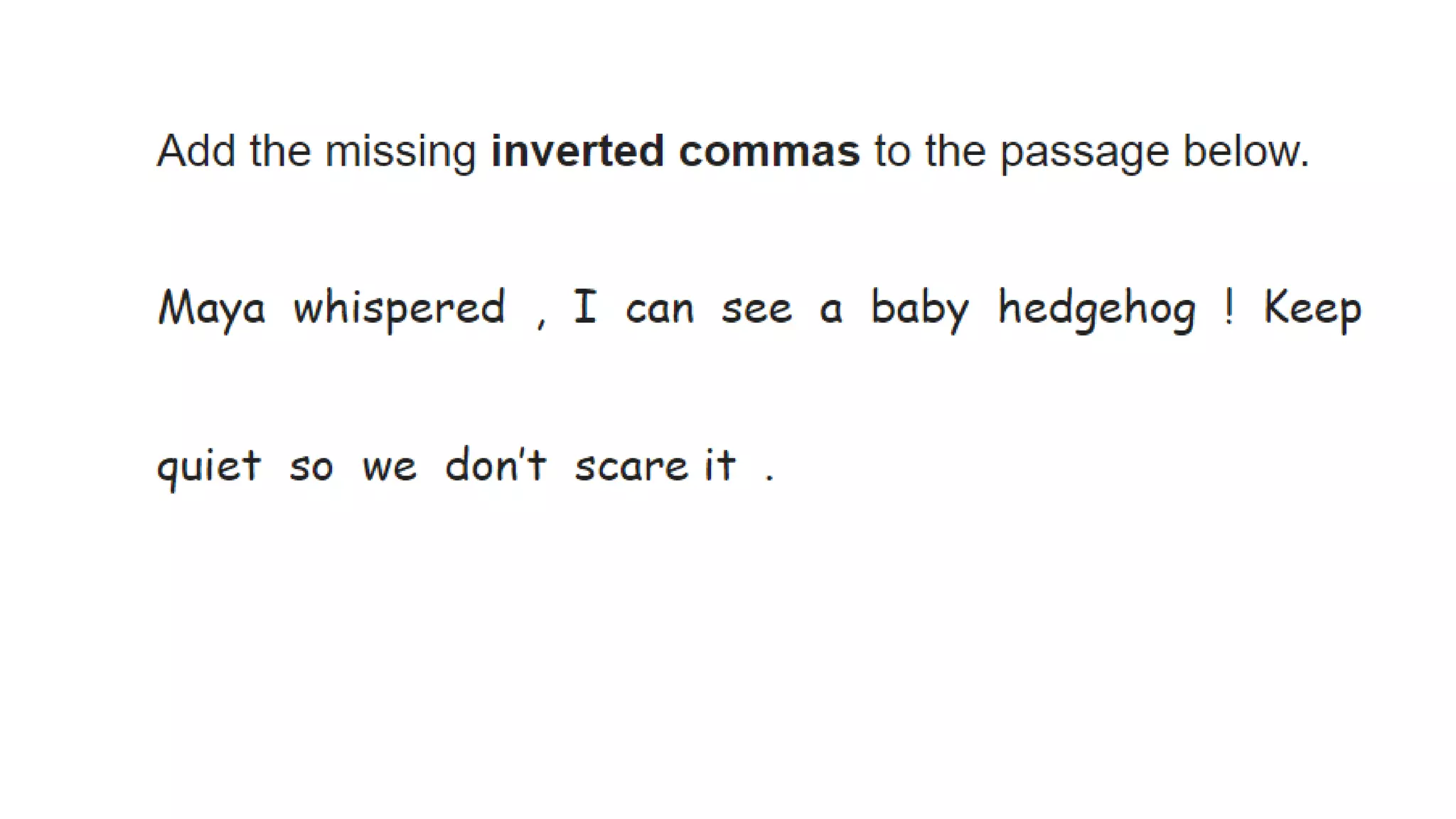 Inverted commas | PPTX