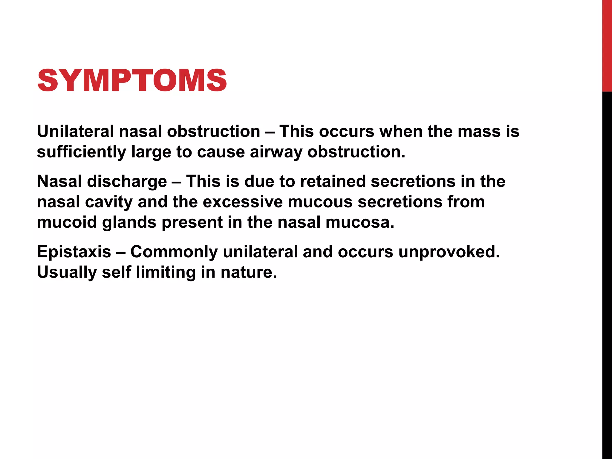 Inverted papilloma of nose | PPTX