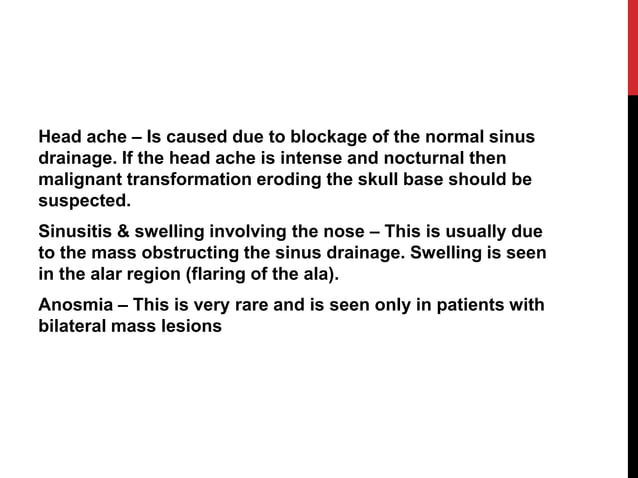 Inverted papilloma of nose | PPTX | Ear, Nose and Throat Conditions ...