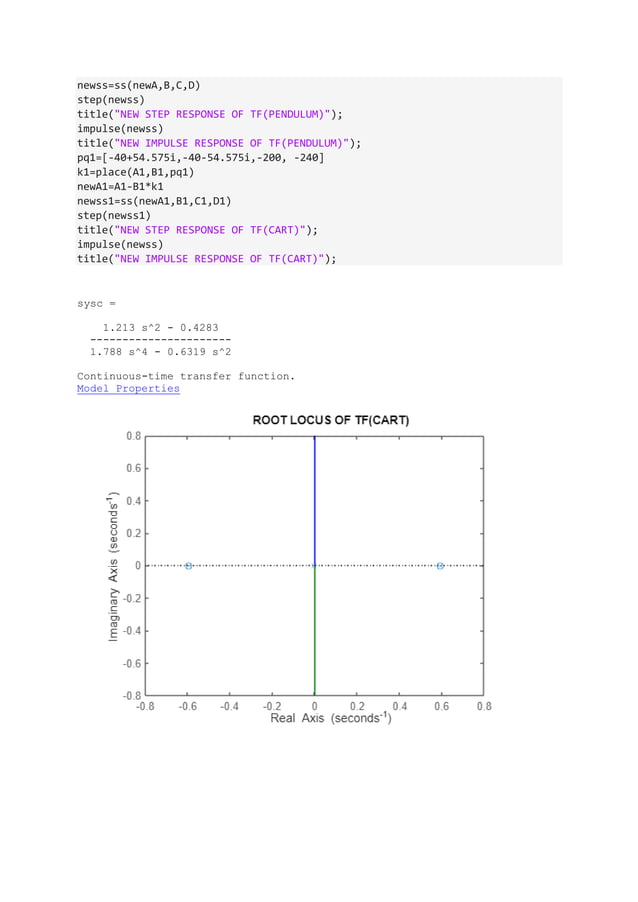 inverted pendulum engineering experiment | PDF
