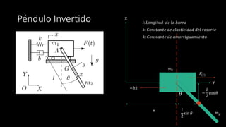 Ecuaciones de movimiento del péndulo invertido mediante Lagrange | PPTX