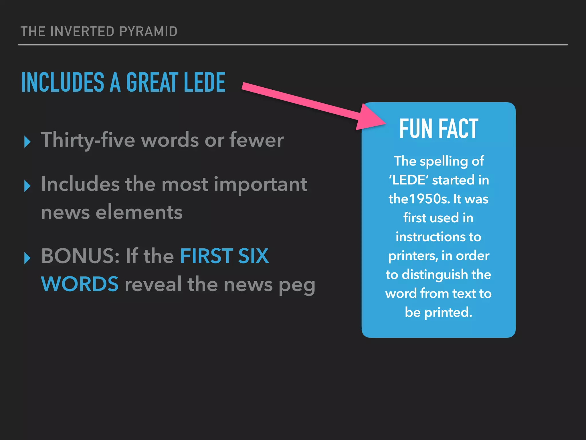 Inverted pyramid writing | PDF