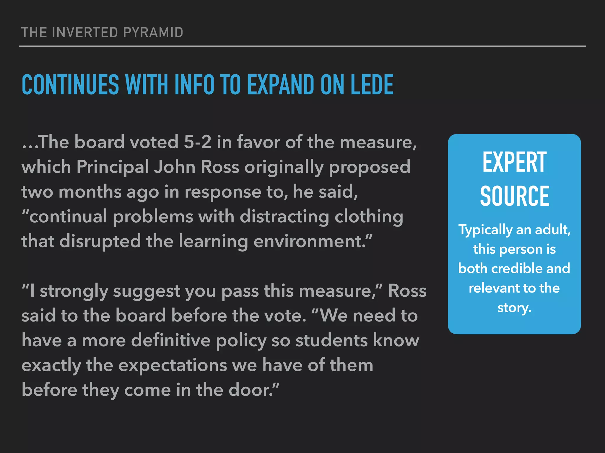 Inverted pyramid writing | PDF