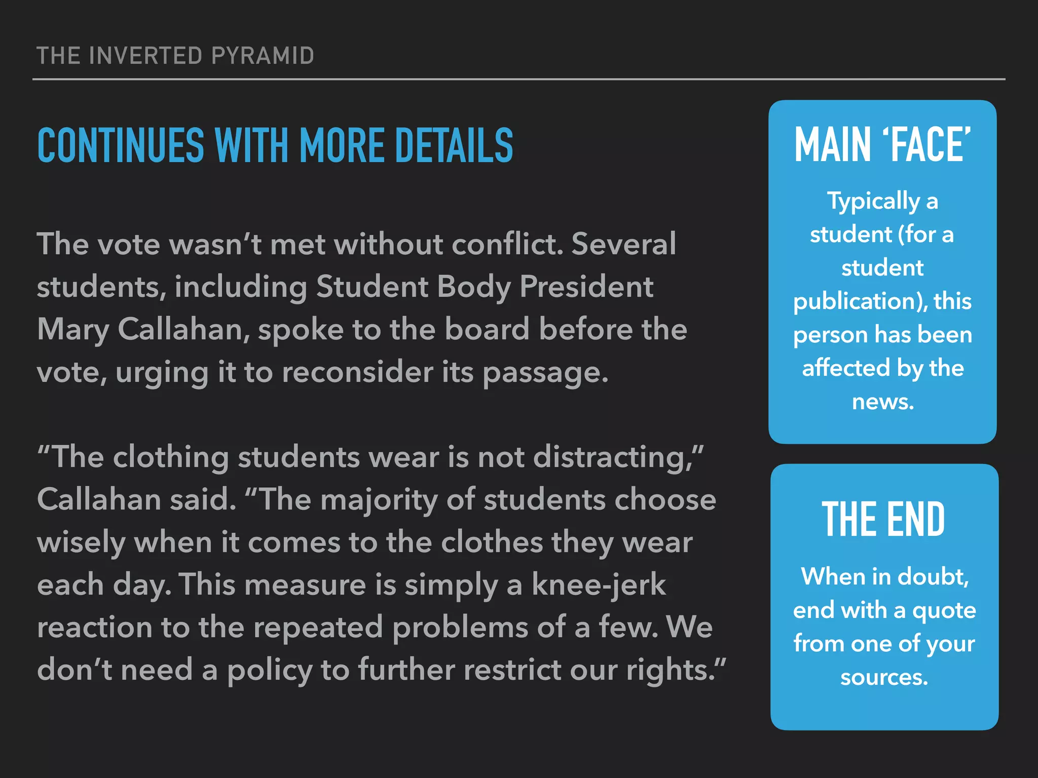 Inverted pyramid writing | PDF