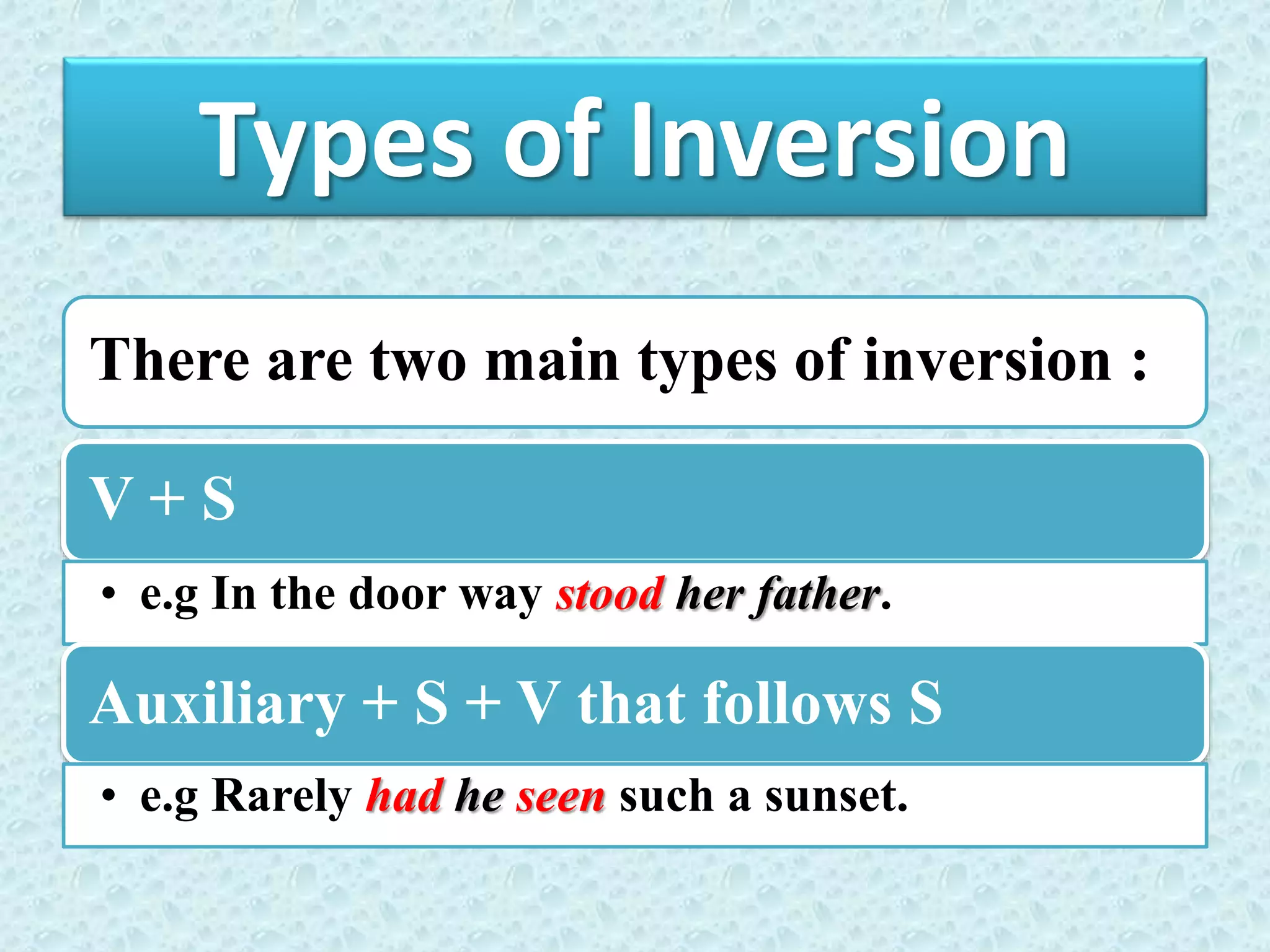Inverted Subject-Verb | PPTX