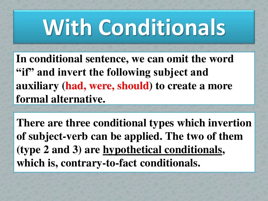 Inverted Subject-Verb