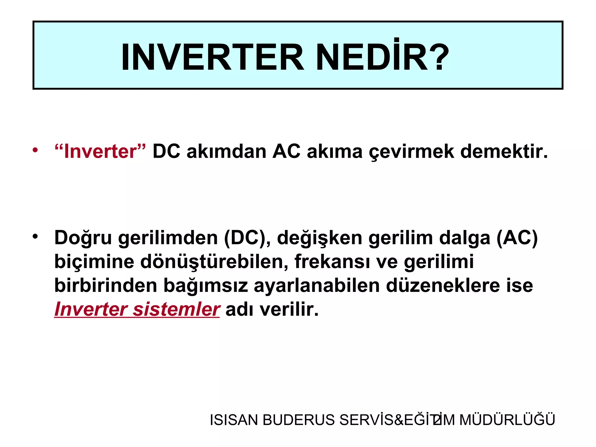 Inverter | PPS