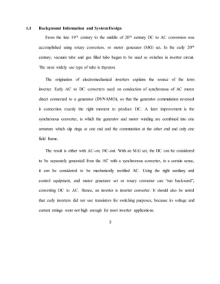 Design and Construction of 2KVA AC/DC Inverter | DOCX