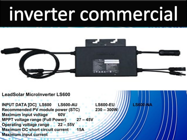 Inverter commercial | PPT