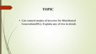 Inverter control method | PPTX
