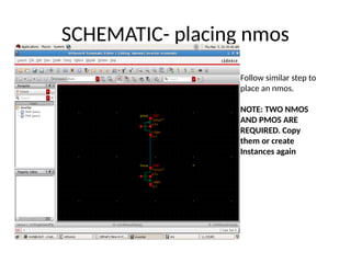 A fundamental CMOS inverter consists of one PMOS transistor (M1) and ...