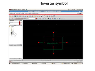 A fundamental CMOS inverter consists of one PMOS transistor (M1) and ...