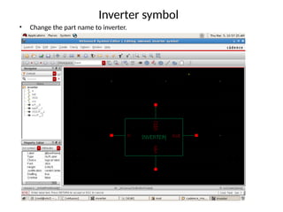 A fundamental CMOS inverter consists of one PMOS transistor (M1) and ...