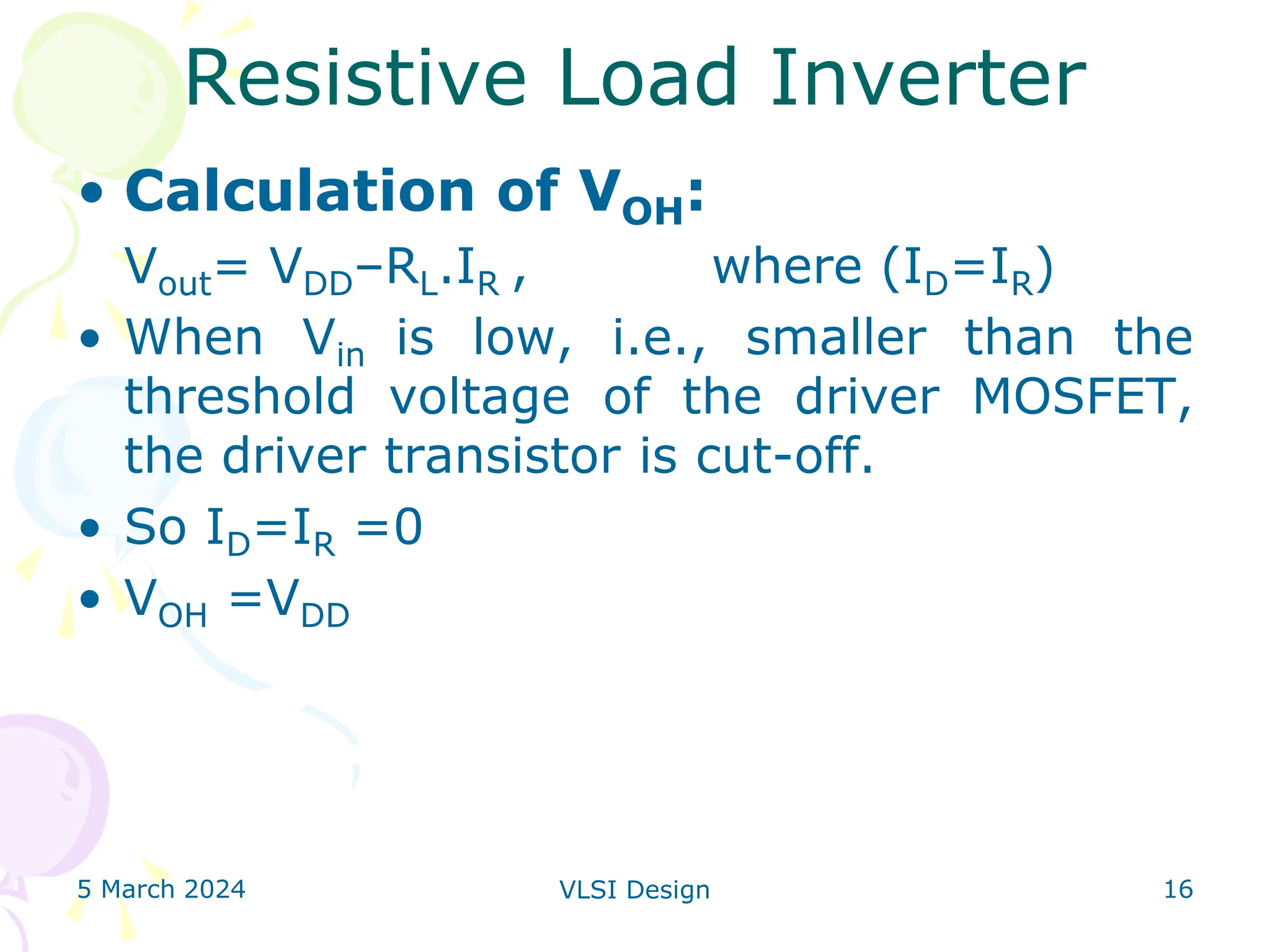 Inverters_VLSI_Design powerpoint presentation | PPT | Computer Networking | Computing