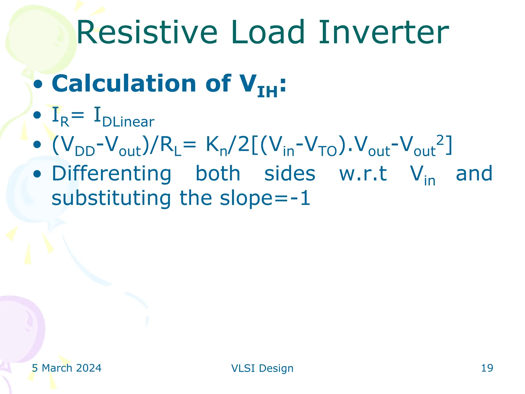 Inverters_VLSI_Design powerpoint presentation | PPT | Computer Networking | Computing