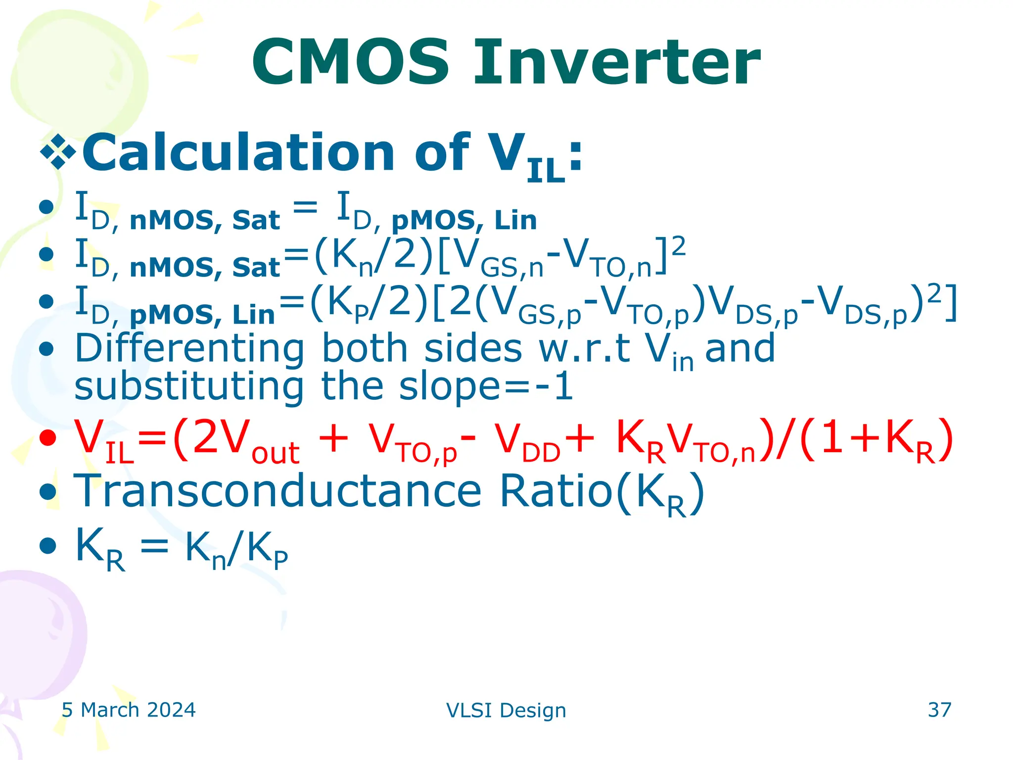 Inverters_VLSI_Design powerpoint presentation | PPT