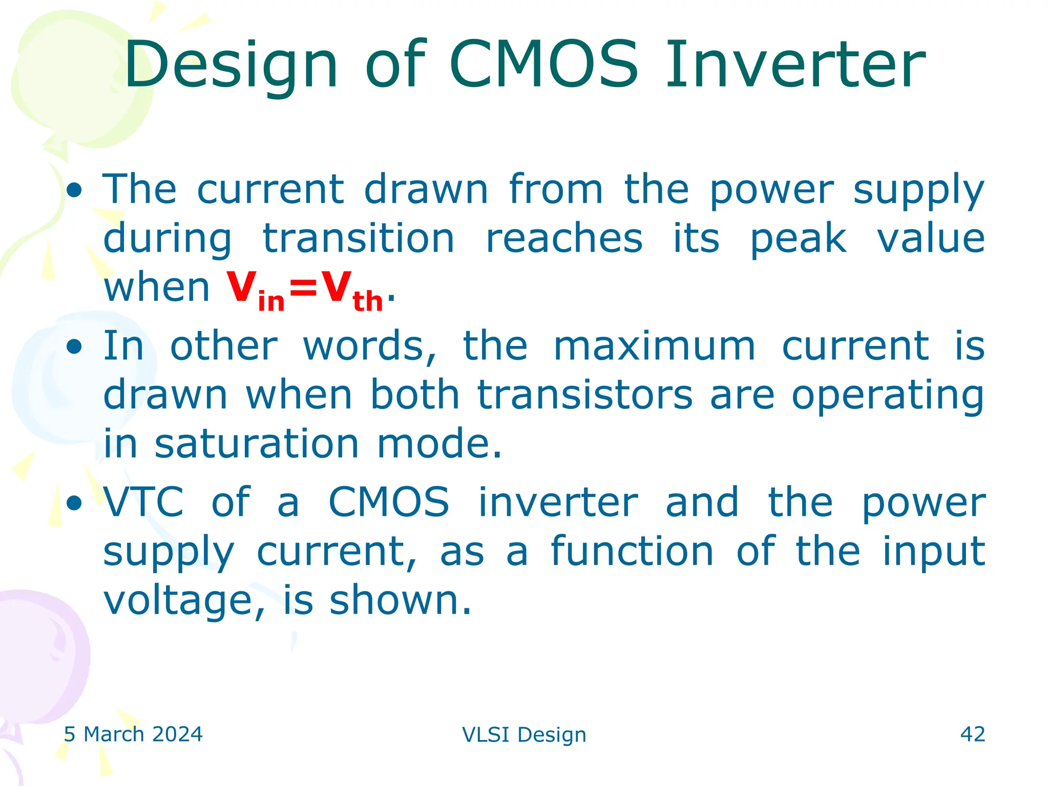 Inverters_VLSI_Design powerpoint presentation | PPT | Computer Networking | Computing