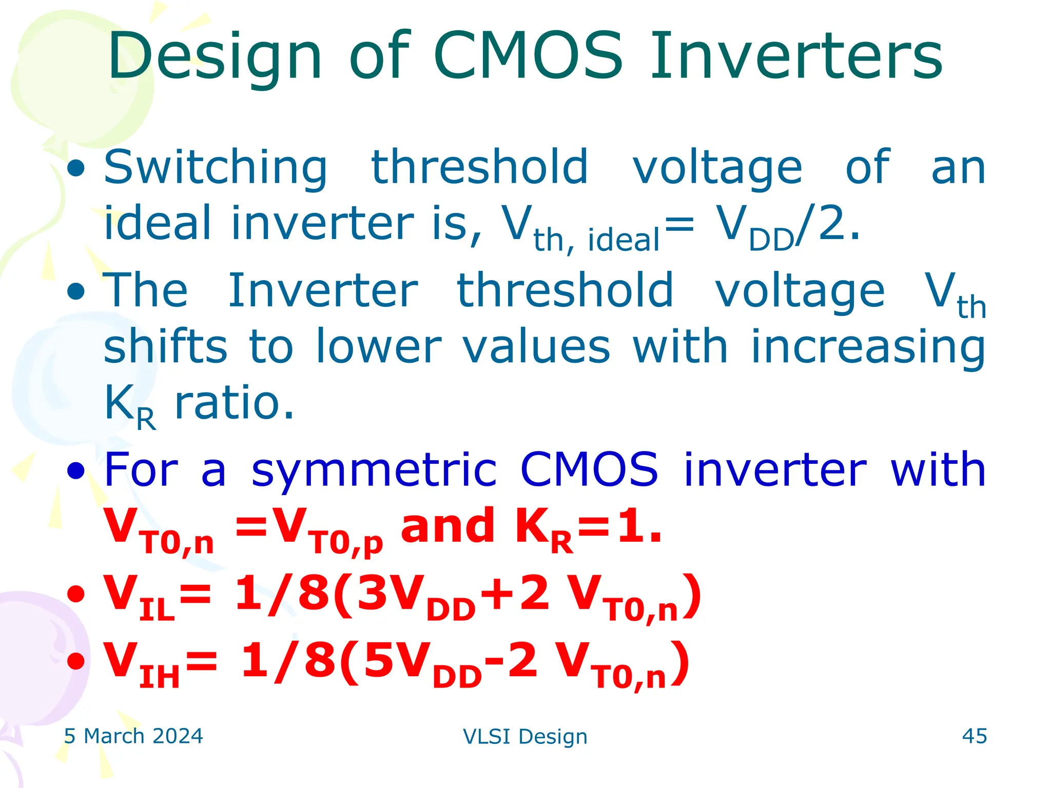 Inverters_VLSI_Design powerpoint presentation | PPT | Computer Networking | Computing