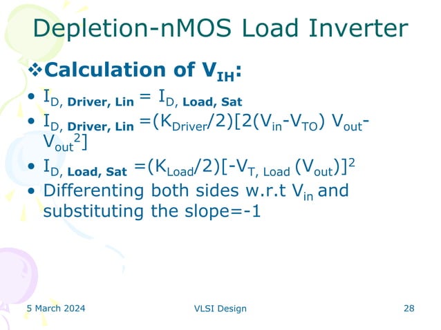 Inverters_VLSI_Design powerpoint presentation | PPT | Computer ...