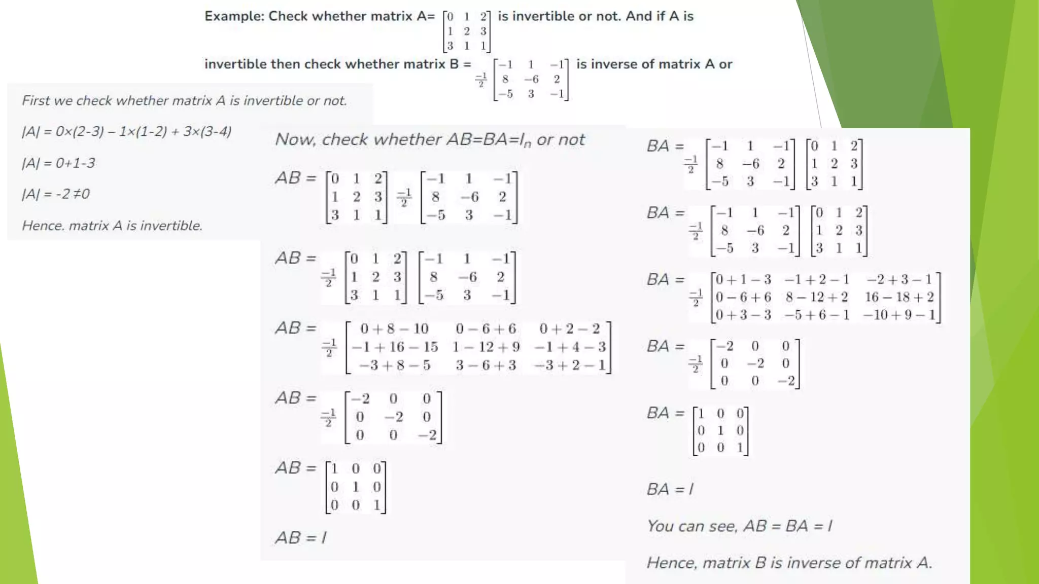 Invertible Matrix and Factorization.pptx